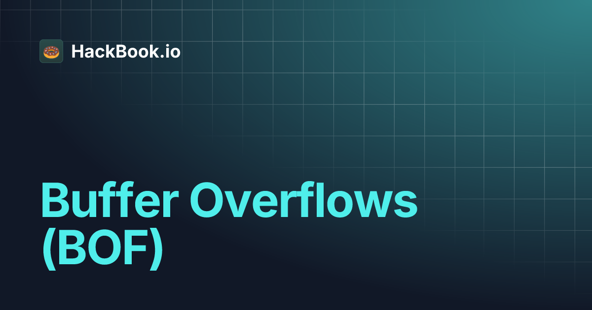Buffer Overflows (BOF) | HackBook.io